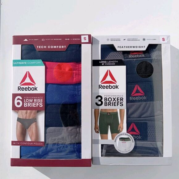 Reebok | Underwear & Socks | Reebok Mens Bundle 6 Pk Low Rise Briefs 3 ...